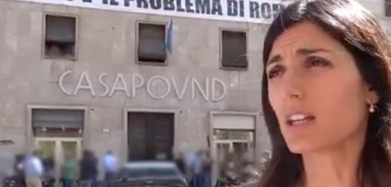 Blitz della Raggi contro Casapound: Blitz della Raggi contro Casapound: