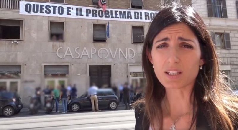 Blitz della Raggi contro Casapound: Blitz della Raggi contro Casapound: