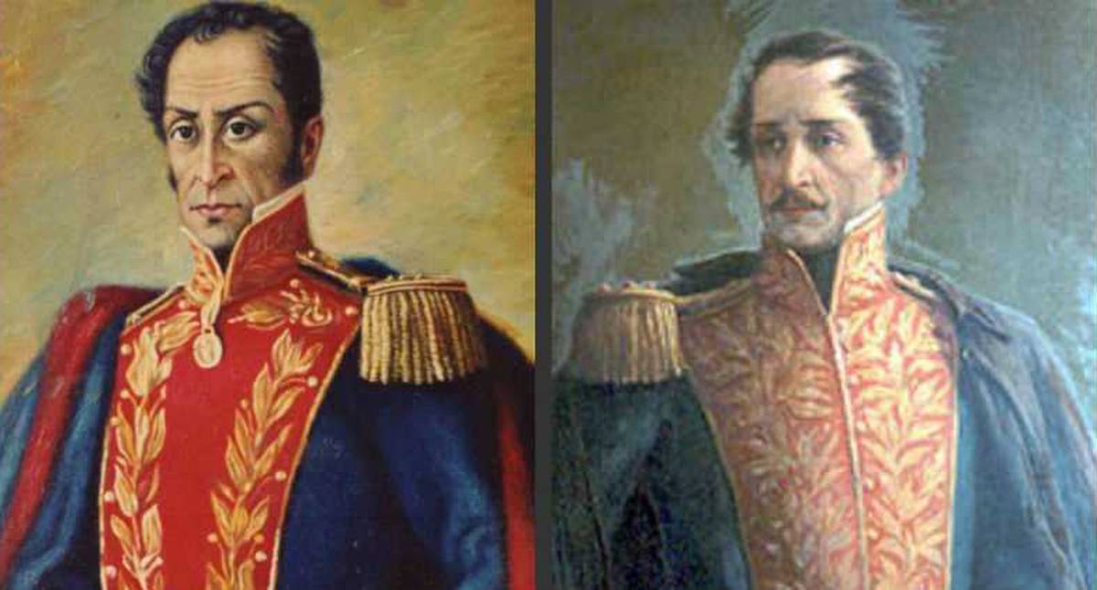 Francisco de Paula Santander and Simón Bolívar: order and freedom